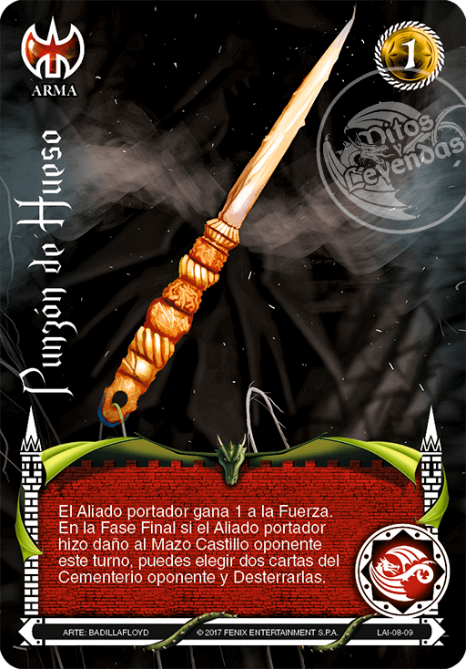 Punzón de Hueso Legendario - La Guarida Store